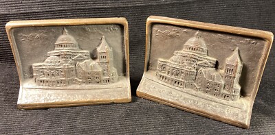 Rare Bronze Bookends Mother Church Christian Science Boston MA | eBay