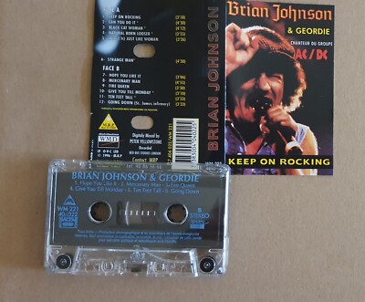 BRIAN JOHNSON SINGER AC/DC K7 TAPE VINTAGE 1996 NEUVE HARD ROCK | eBay