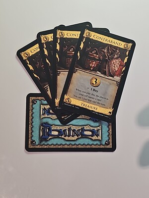 Dominion Replacement Cards - 5 "Contraband" Cards Rio Grande Games | eBay