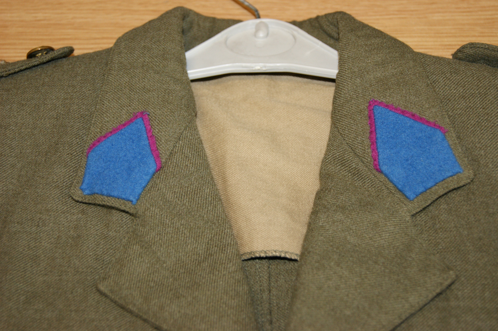 POST WW2 WWII BELGIUM DUTCH BATTLEDRESS TUNIC BD KHAKI GREEN NOT AS ...