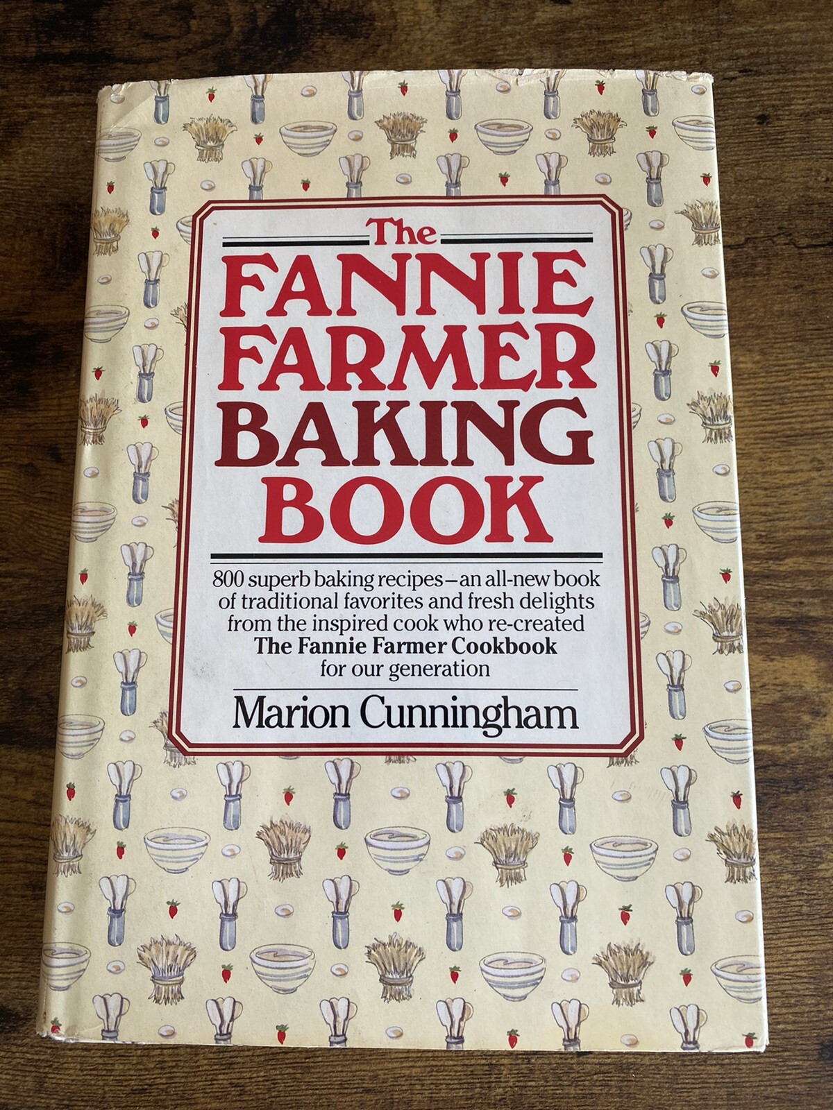 Vintage 1984 The Fannie Farmer Baking Hardcover Cookbook Recipes Cook ...