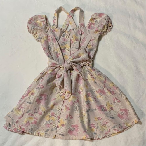 LIZ LISA Floral Y2K Dress with Ribbon, Size 0, Unused, Fairy Core Style ...