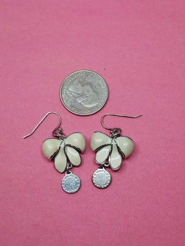 Marc by Marc Jacobs White Ribbon Earrings - Signed Marc Jacobs Earrings ...