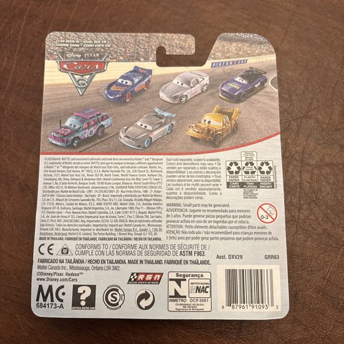 Disney Pixar Cars 3 Will Rusch #76 Vinyl Toupee Metal Series Diecast ...