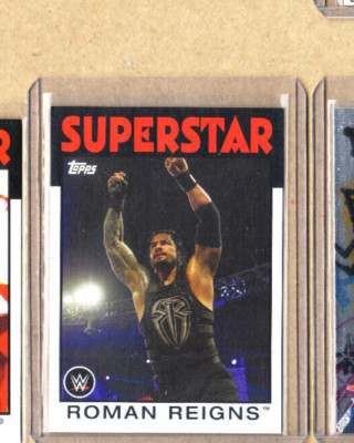 Roman Reigns-2016 Topps Heritage Card-Bloodline-#29-WWE-Mint | eBay