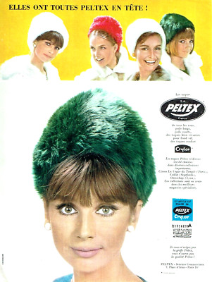 publicité Advertising 0523 1966 Peltex les toques chapeaux crylor | eBay