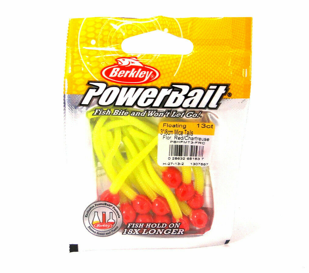 Berkley Powerbait Mice Tails Floating Trout Worm Power Egg 13 ct Select ...