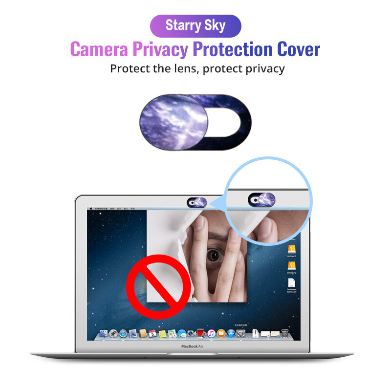 3Pcs Starry Sky WebCam Camera Cover Privacy Slider Stickers for Laptops ...