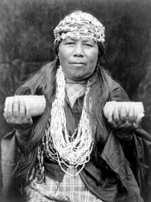 8x10 Print Native American Athapascan Hupa Woman Northwestern Calif ...