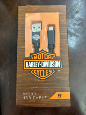 Harley-Davidson Micro USB Cable 9' | eBay