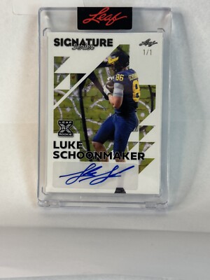 Luke Schoonmaker LEAF Signature Series 1/1 AUTO | eBay