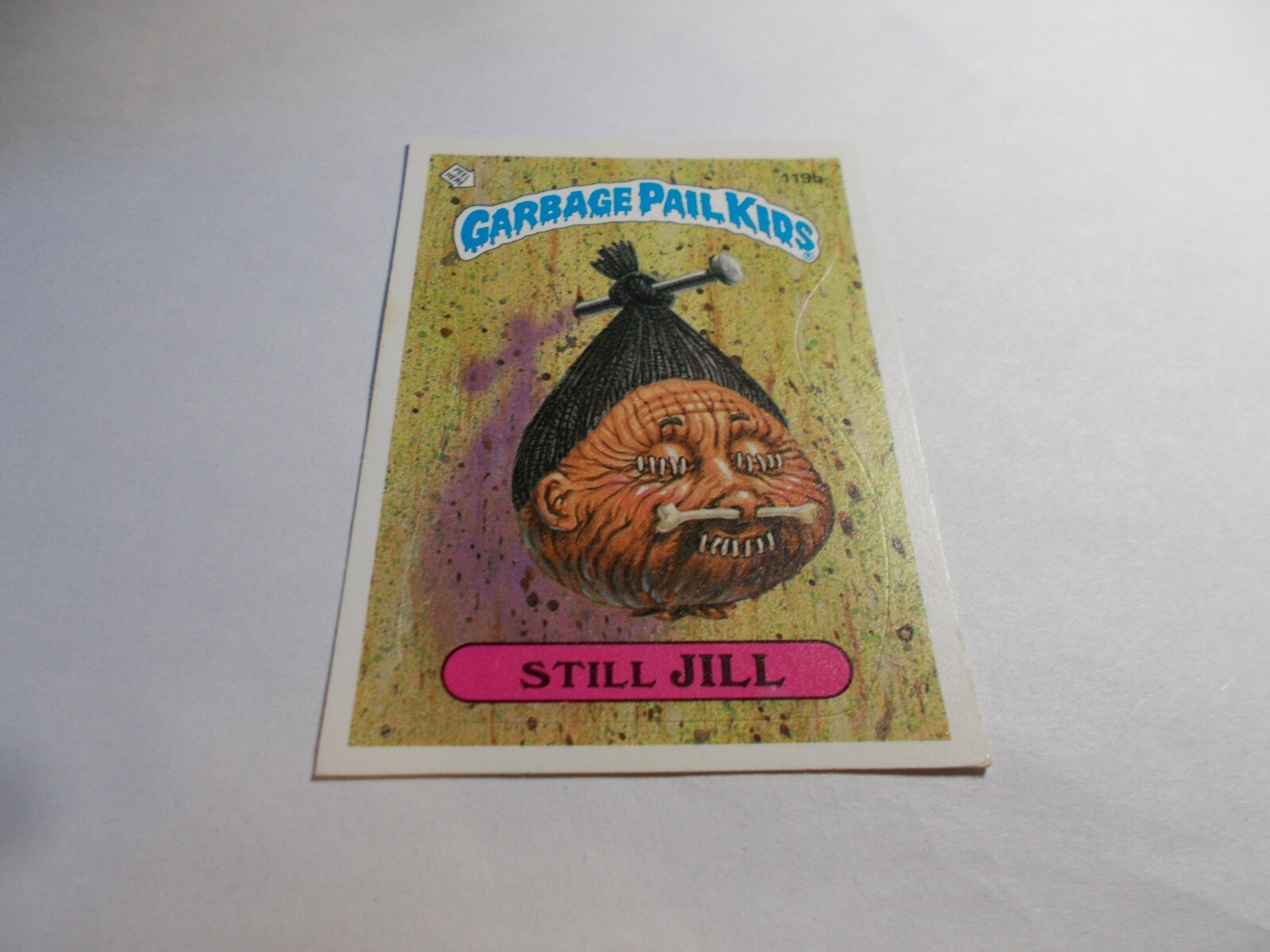 Still Jill 119b Garbage Pail Kids Stickers 1986 Topps 3rd Series | eBay