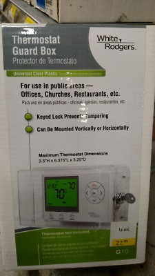 Clear Key Locking Anti Tamper Protective Box Cover Thermostat Guard ...