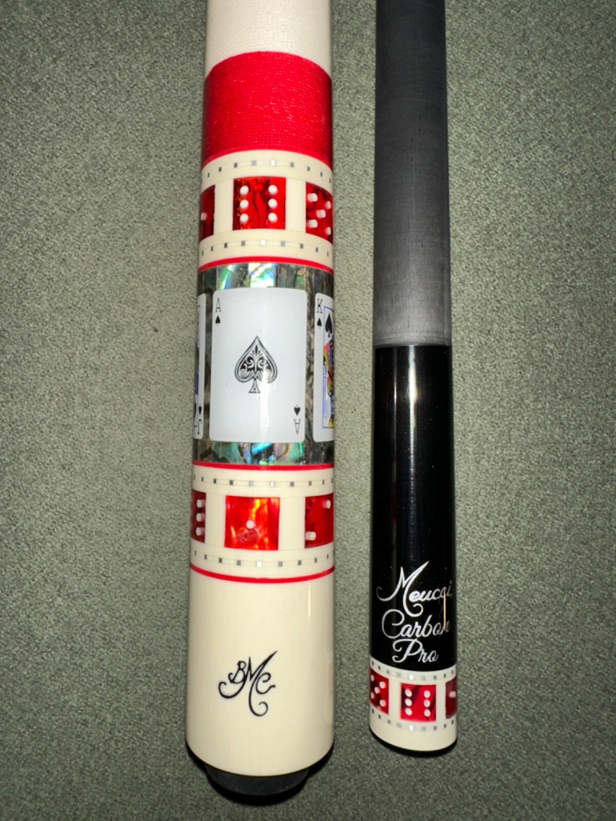 NEW: MEUCCI BMC CASINO-1 (WHITE FOREARM) SPADE CARDS W/4 MOTHER OF ...