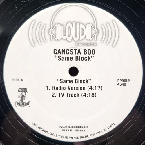 GANGSTA BOO - SAME BLOCK - HIP HOP RAP SINGLE | eBay