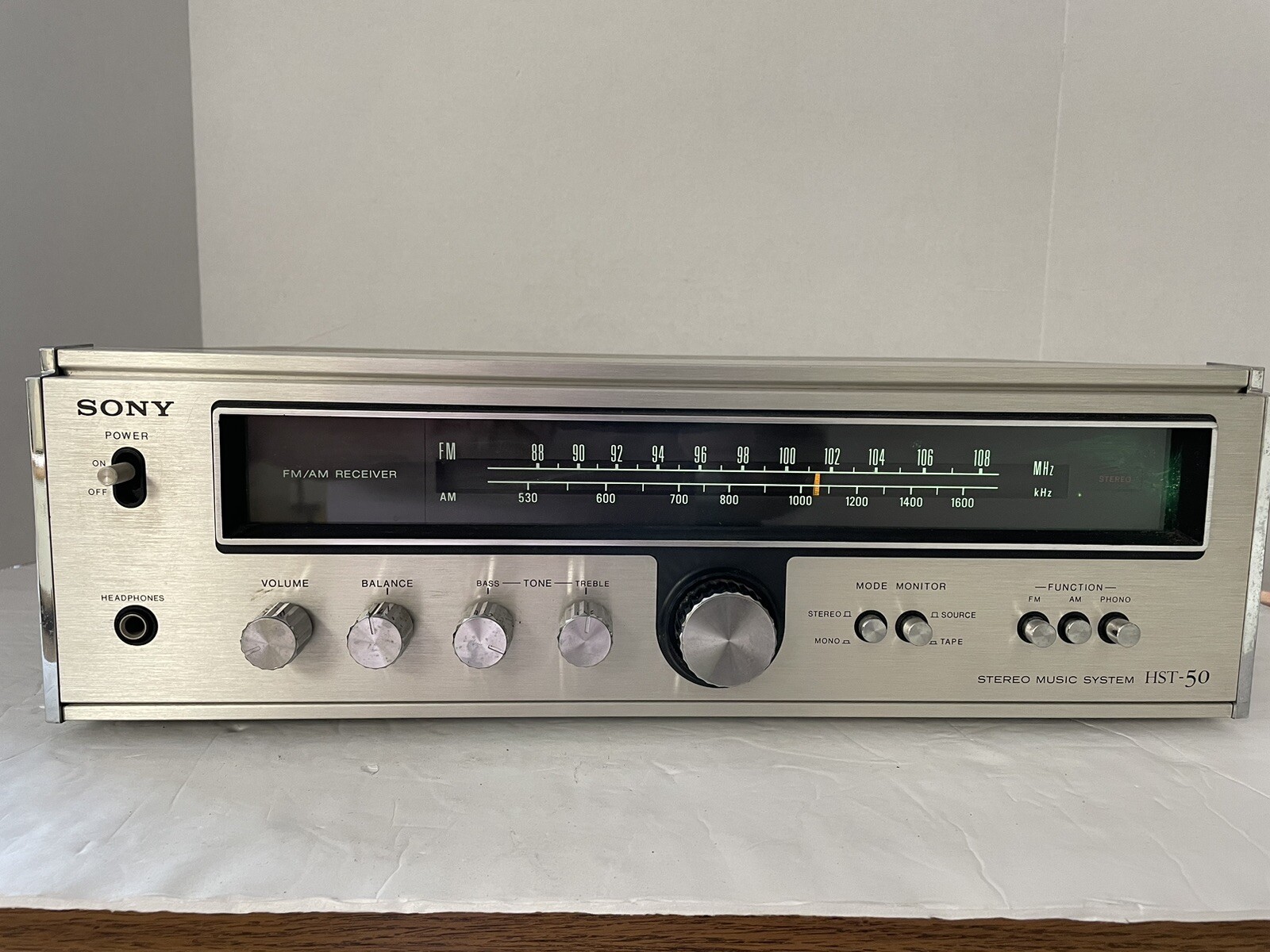 Vintage Sony Stereo Music System Receiver HST-50 *Tested* | eBay