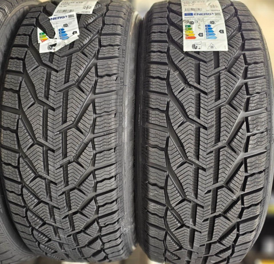2X KORMORAN WINTER BY MICHELIN 245/45 R18 XL SNOW/ICE TYRES 245 45 18 ...
