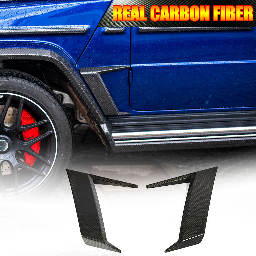 REAL CARBON Side Fender Vent Trims For Benz G Class W463 W464 G550 G63 ...