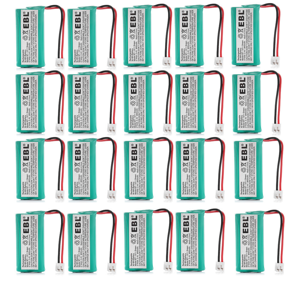 20X 2.4V BT-1011 Cordless Phone Battery For AT&T BT-1018 BT18433 ...