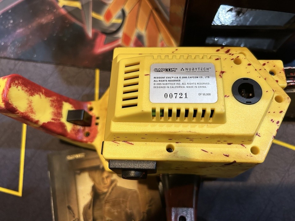 Nintendo Gamecube Resident Evil 4 chainsaw controller complete in box ...