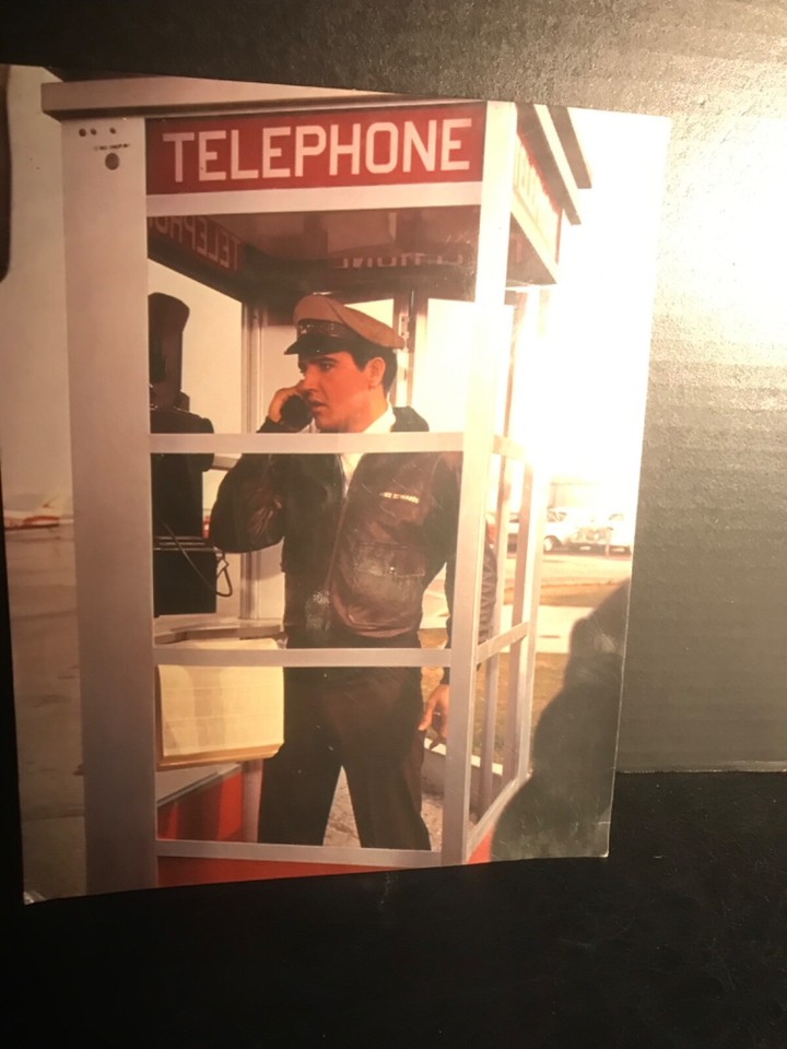 VINTAGE FAMOUS ELVIS IN TELEPHONE BOOTH PHOTO | eBay