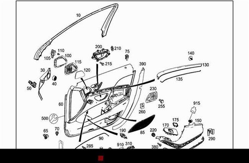 Genuine Clip X5 MERCEDES V222 W221 W222 X222 Saloon 0009913495 | eBay