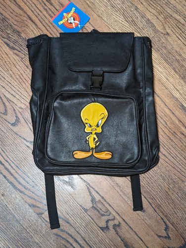 Vintage Y2K Tweety Bird 1997 Looney Tunes Backpack Warner Brothers ...