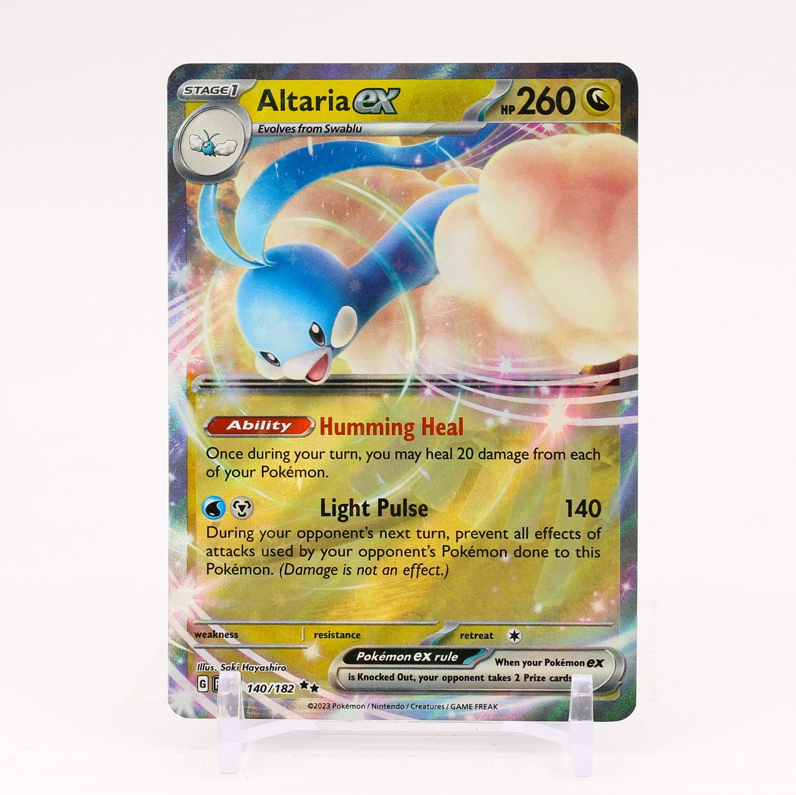 Altaria ex - 140/182 Paradox Rift Double Rare Pokemon - NM/MINT | eBay