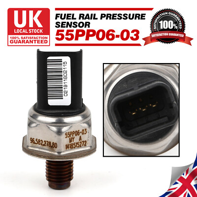 For Mazda 3 1.6 Diesel Fuel Rail Pressure Sensor 9658227880 55PP06-03 ...