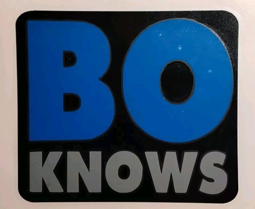 Bo Jackson Kansas City Royals LA Raiders "BO KNOWS" decal, custom ...
