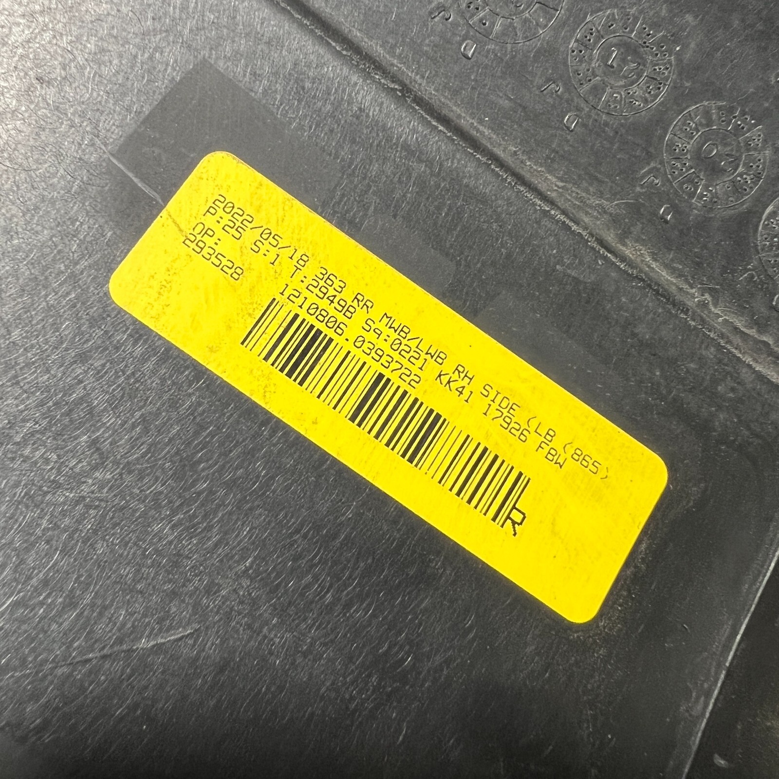 OEM 2015 - 2019 Ford Transit Rear Right Bumper Side Extension CK4Z ...