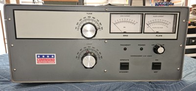 Command VHF 2000 6 Meter Amplifier 2 3CPX800A7 Tubes Working Condition ...