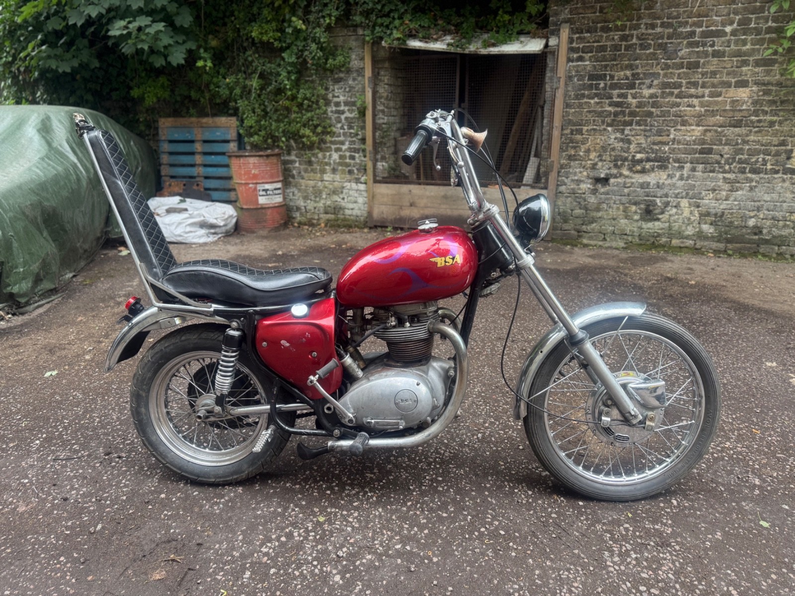 1968 Bsa A65 Spitfire Chopper - Bike Years - 1960s