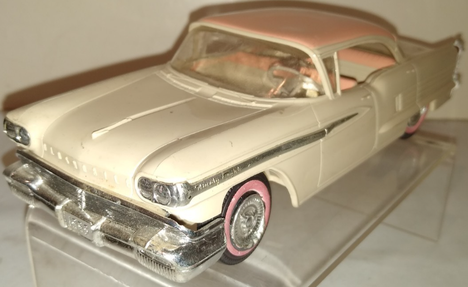 1958 JO HAN OLDSMOBILE 98 4 DOOR SEDAN ORIGINAL PROMO MODEL PARTS CAR ...