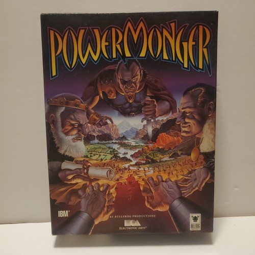 POWERMONGER IBM Vintage Computer Game Floppy Disks EA | eBay