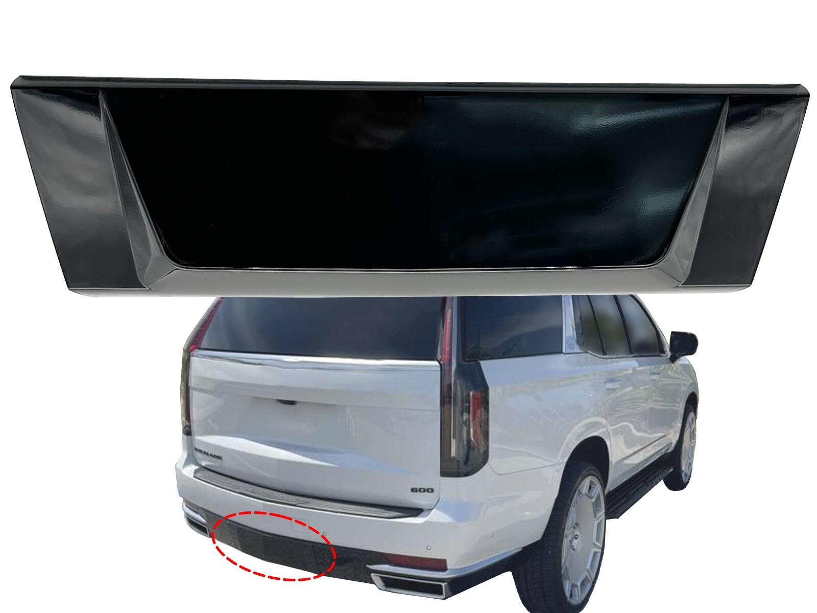 For 2021-2023 Cadillac Escalade Tow Hook Cover Glossy Black GM1129139 ...