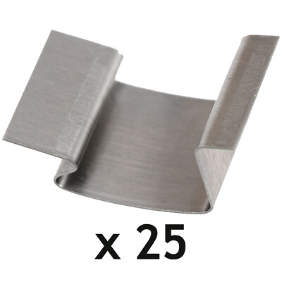 Greenhouse G Clips Stainless Steel Glass Glazing Window Sprung Clips x ...