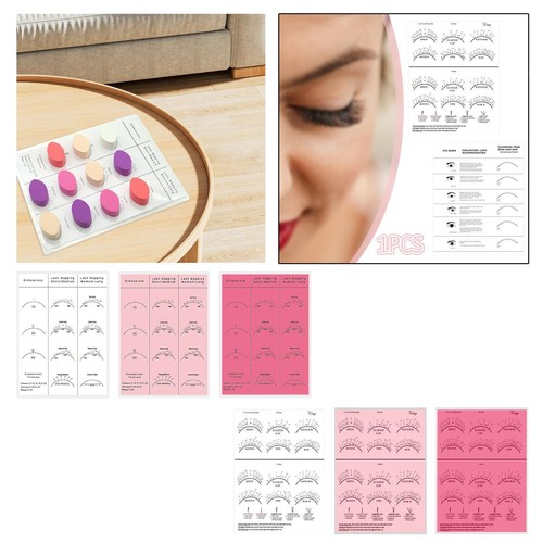 Lashes Training Exercise Practice Chart, Beginner Training Professional Diameter | eBay