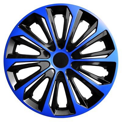 14" Wheel Trims Covers Hub Caps Set of 4 Super Resistant 14 inch Blue ...