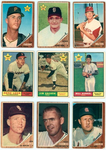 Lot of Vintage Baseball 50s & 60s (18) Cards | eBay