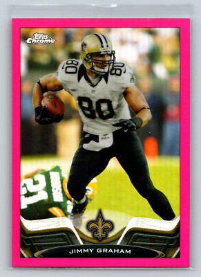 2013 Topps Chrome #116 Jimmy Graham Pink Refractor /399 | eBay