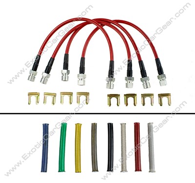 Ferrari 308 GT4 GTB GTS GTSi GTBi Custom Stainless Brake Lines - Custom ...