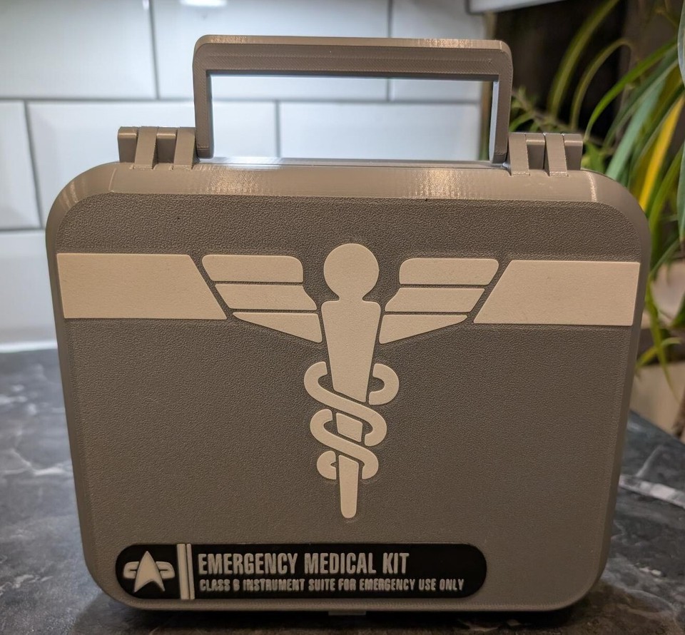 Starfleet Medical Kit with Medical Tools - 3D Printed Hand Finished ...