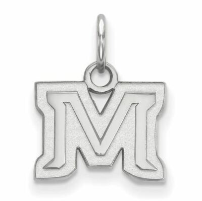 Sterling Silver Montana State Letter M XS Pendant | eBay