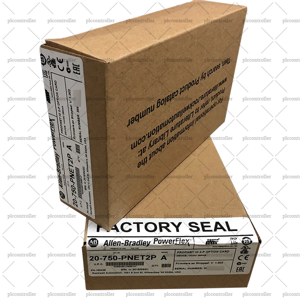 New Allen Bradley 20-750-PNET2P PowerFlex 750 Series PROFINET IO 2-Port ...