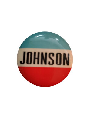 LYNDON B JOHNSON LBJ President Campaign Pinback Button Pin political | eBay
