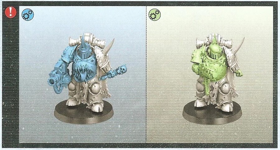 Plague Marine 5 Death Guard Blight Launcher Multipart Warhammer 40k ...