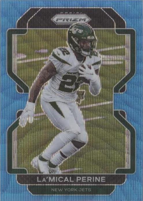 2021 Panini Prizm - La'Mical Perine #88 Blue Wave Prizm /199 for sale ...