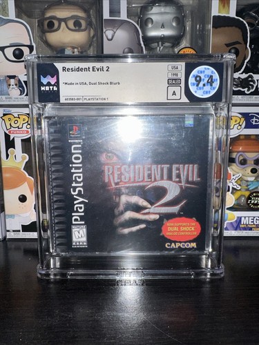 Resident Evil 2 WATA 9.4 A Seal RE2 MINT CGC PS2 PlayStation 1 ...