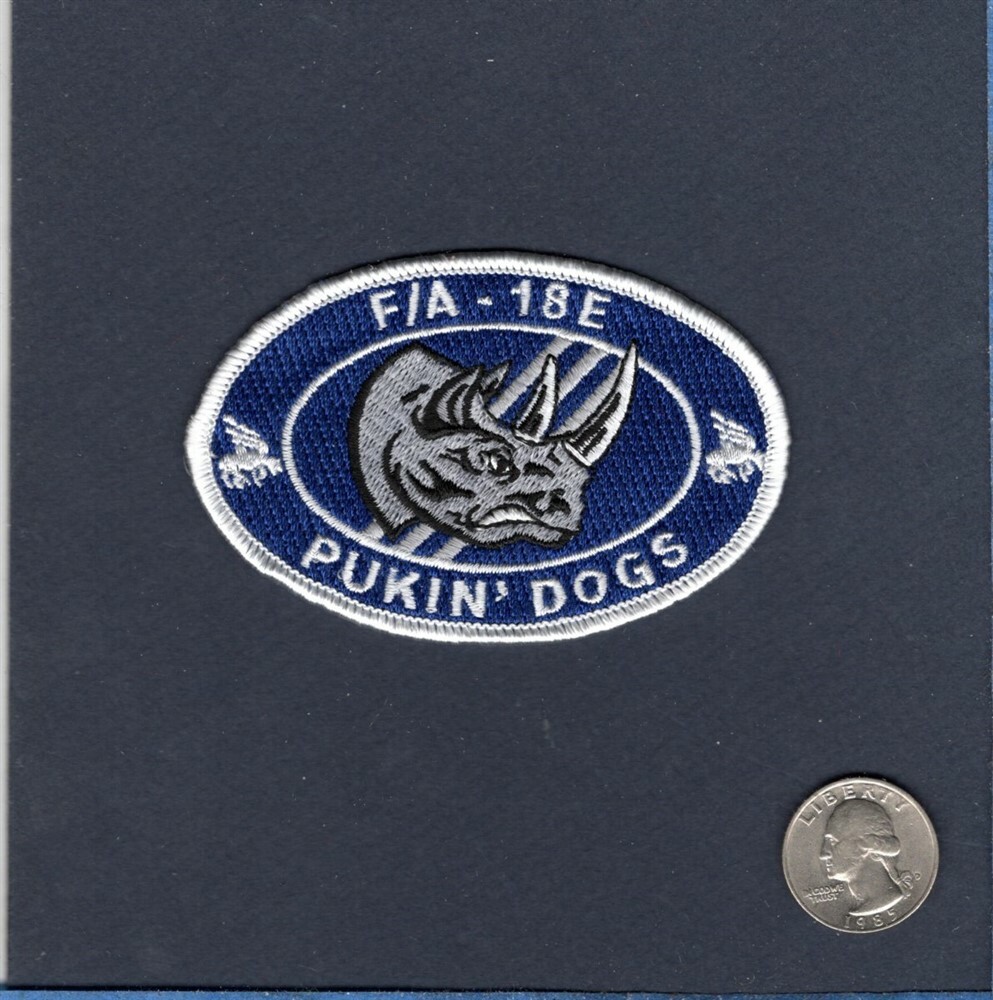 VFA-143 PUKIN DOGS NAVY F-18 F-18E SUPER HORNET Fighter Squadron Rhino ...